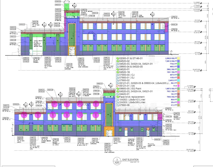Do quantity takeoff for facade and roofing by Ca_estimation | Fiverr