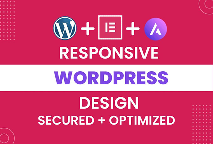 Design responsive wordpress website as elementor pro expert by M ...