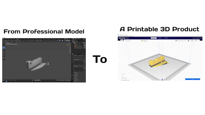 Make a 3d model of your product for you to 3d print by Bored_sims | Fiverr