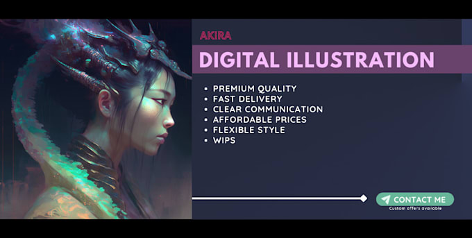 Create professional digital illustrations by Akirax_x | Fiverr