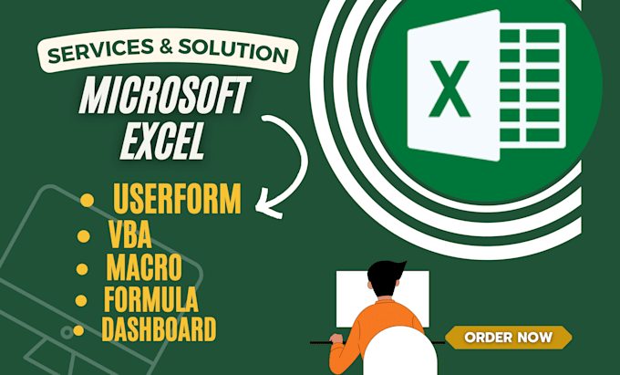 Create Excel User Form Vba Macro Formula And Dashboard In Microsoft Excel By Abdulhamxed