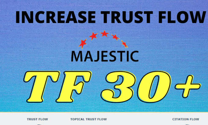 Increase majestic trust flow 35 plus by Rakilsharma | Fiverr
