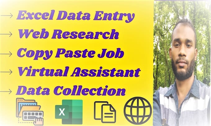 Do perfect data entry and admin tasks by Mdsirazulislamf | Fiverr