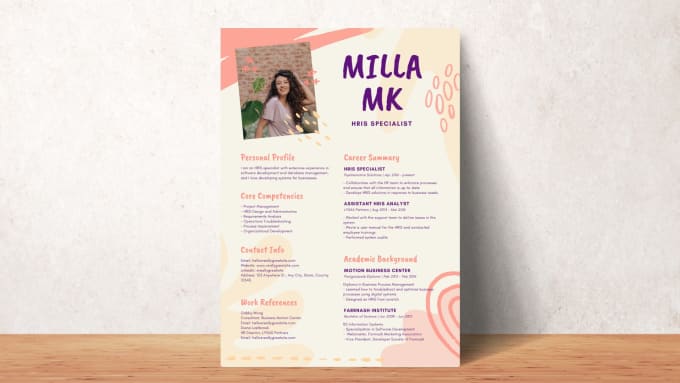 Revamp your cv to a more conversational version by Katzel_ng | Fiverr