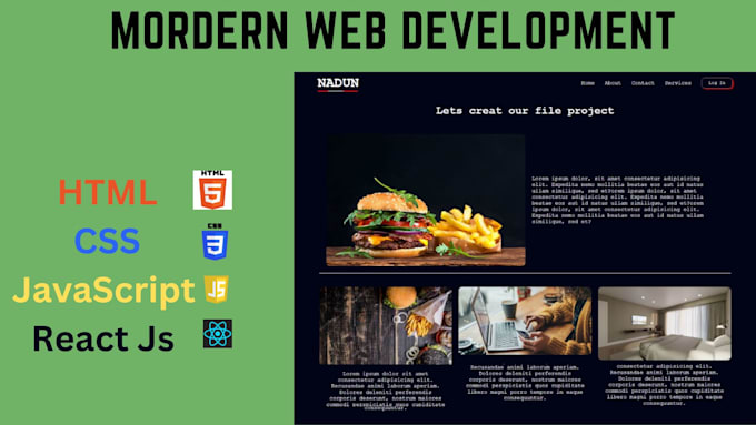 Design html css and javascript websites by Nadunidush | Fiverr