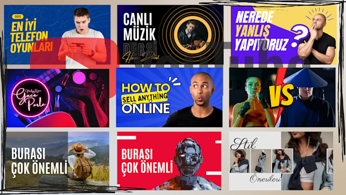 Make youtube thumbnails for educational channels by Samethanyali35 | Fiverr