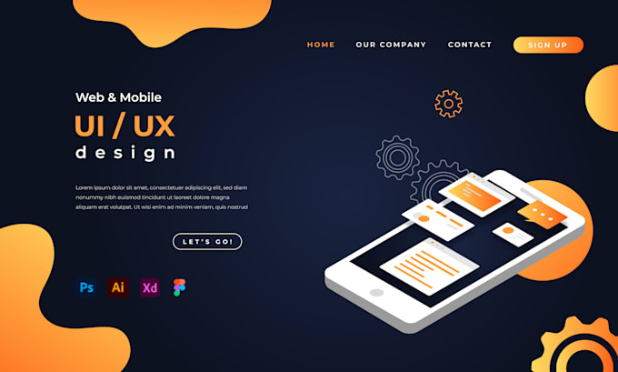 Website ui design mobile ui design dashboard ui design uiux design by ...