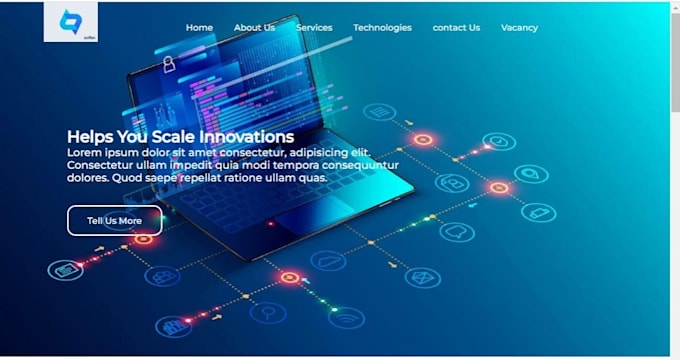 Create Custom Website In Html Css Js By Farhanhussai962 Fiverr