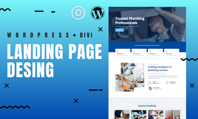 Build responsive wordpress website design with divi theme by Patriciodecandi | Fiverr