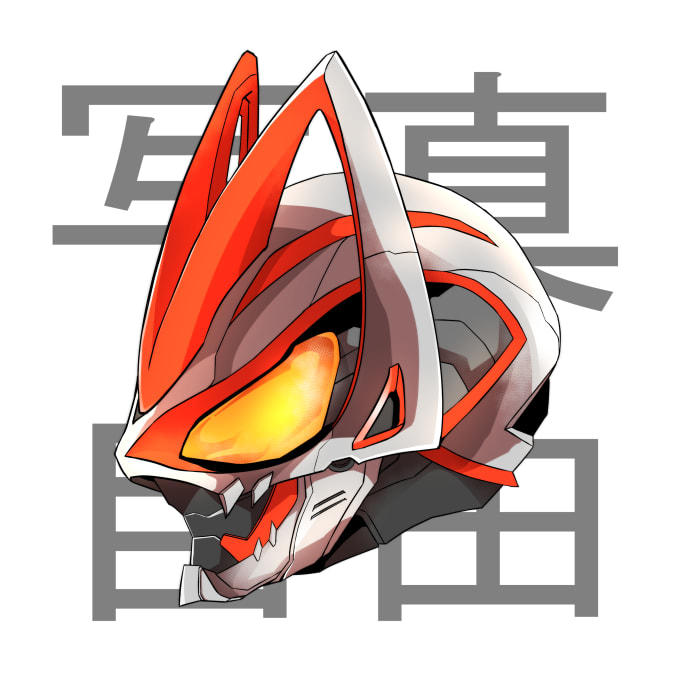 Draw kamen rider masked rider tokusatsu head by Oliver_artwork | Fiverr