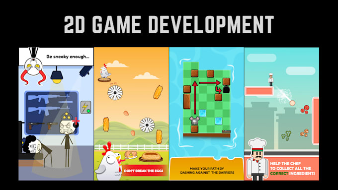Do unity 2d game development, mobile game app and web game creation by ...