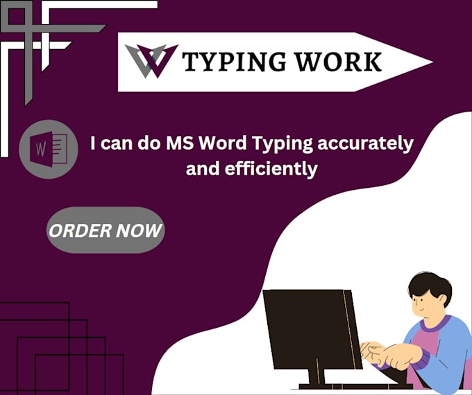 Do ms word typing by Amal_678 | Fiverr