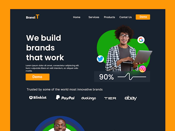 Design a marketable and traffic driven website landing page by ...