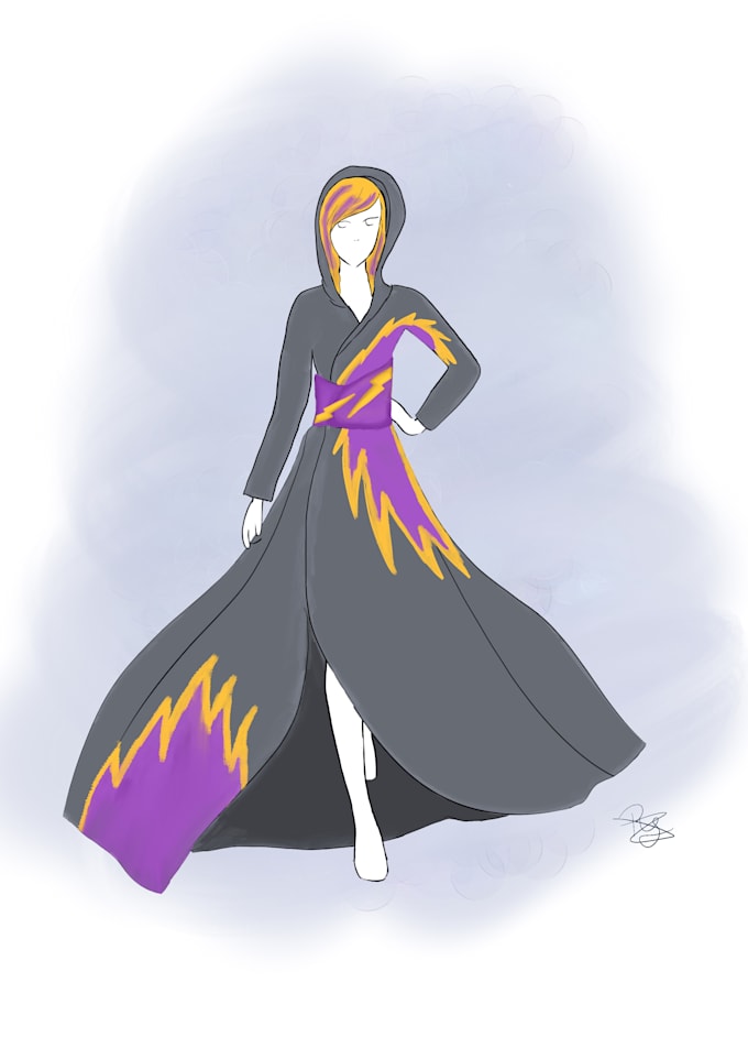 Draw your fashion, cosplay or character costume design by Royalyreagan ...