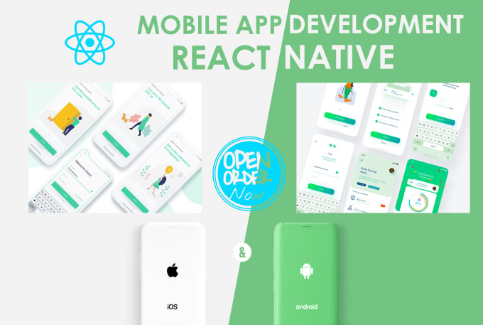 Develop android ios, mobile and web applications using react native by ...