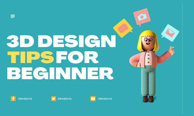 Give you tips and tricks to consider when using 3d design by Samirvs2 ...