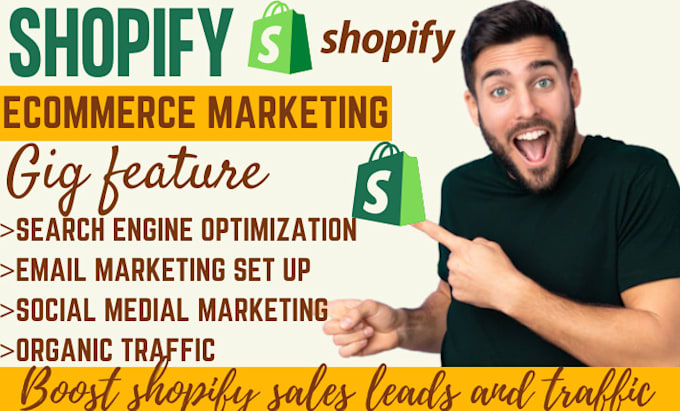 Set up sales driven shopify promotion shopify marketing for e commerce ...