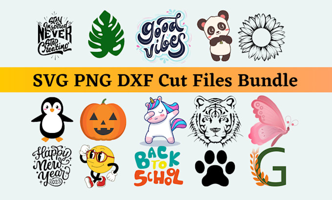 Provide svg cut files png dxf for etsy shop or personal use by ...