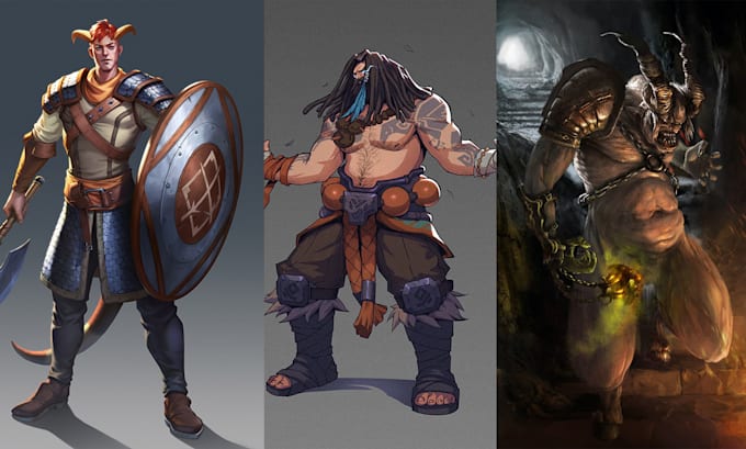 Draw realistic characters and concept art by Gishaaz7604 | Fiverr