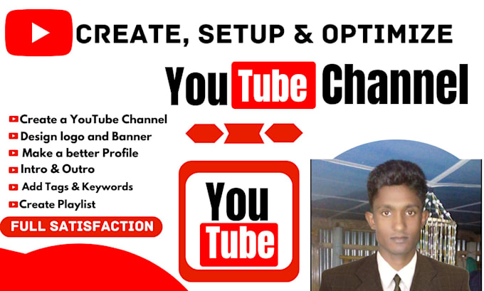 Create and setup youtube channel with logo, banner, seo by Ojjal2022 ...