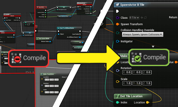 Fix your unreal engine blueprints in a snap by Sialdev | Fiverr
