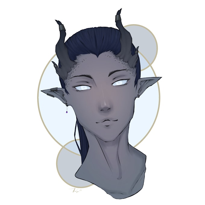 Draw your dnd or mmo character by Nacamraart | Fiverr