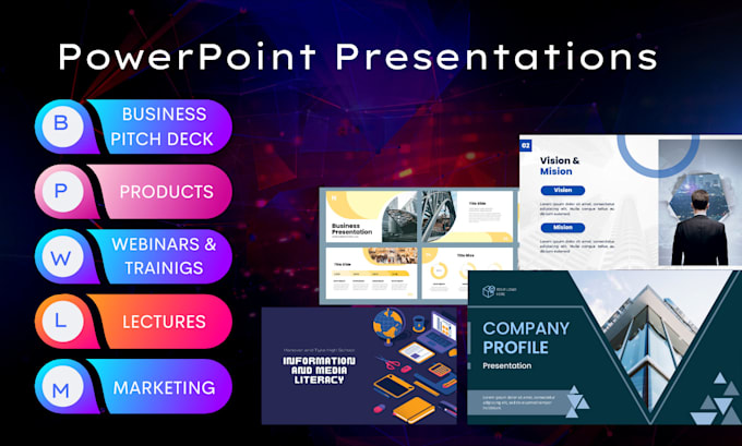 Design presentations powerpoint,canva,prezi and pitch deck by Mumar093 | Fiverr