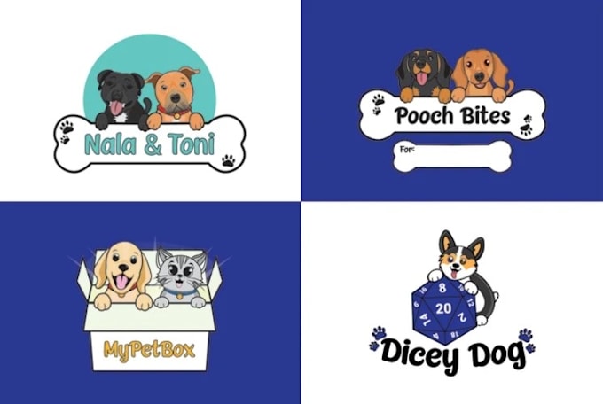 Do luxury dog logo within 24 hours by Ramiro_parks | Fiverr