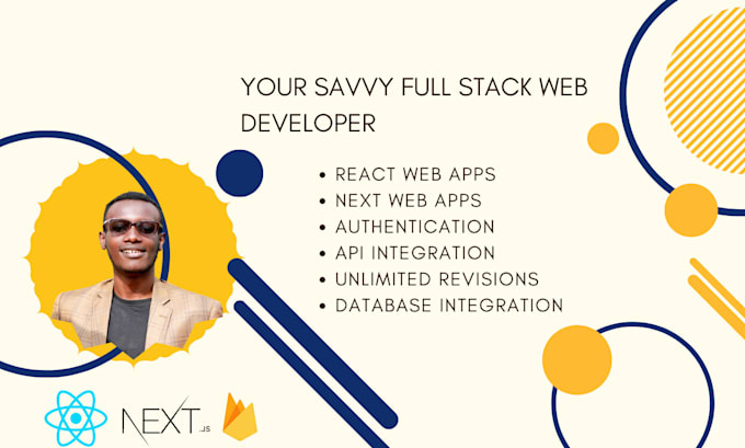 Be your full stack web developer with reactjs redux nextjs and firebase by Wilsonvitalis | Fiverr