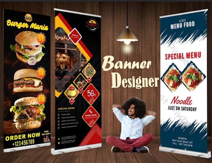 Design professional and unique banners for you by Ahaddesigner54 | Fiverr
