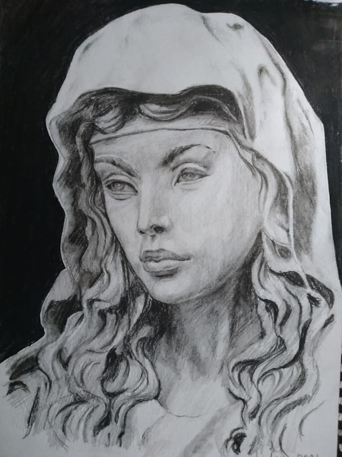 Draw amazing professional realistic pencil portrait for you by Zala1996 ...