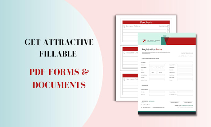 Design, provide fillable pdf forms and documents by Sidraawan705 | Fiverr