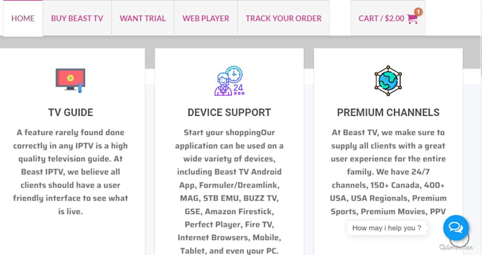 Do professional iptv website by Ahsanjavedd | Fiverr