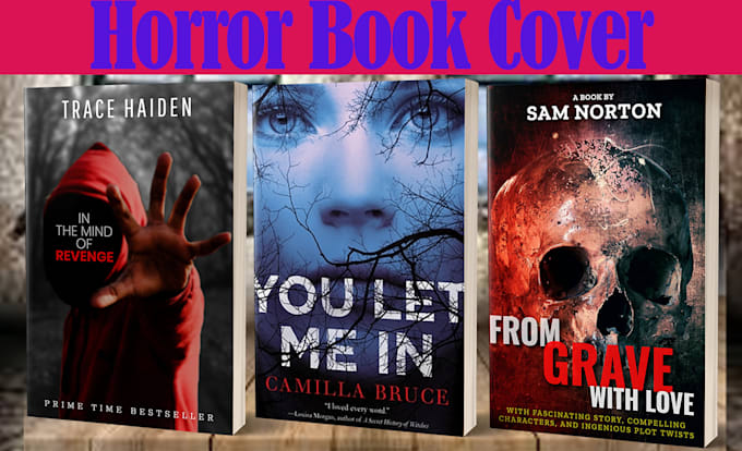 Design horror book cover, professional book cover and ebook cover just ...