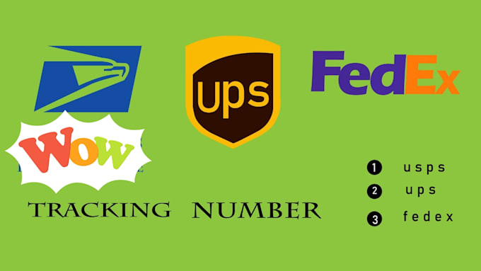 Provide you tracking numbers worldwide by Najeebqadmi | Fiverr