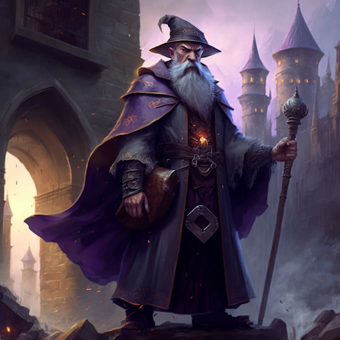 Illustrate your fictional character by Pabloaidreams | Fiverr