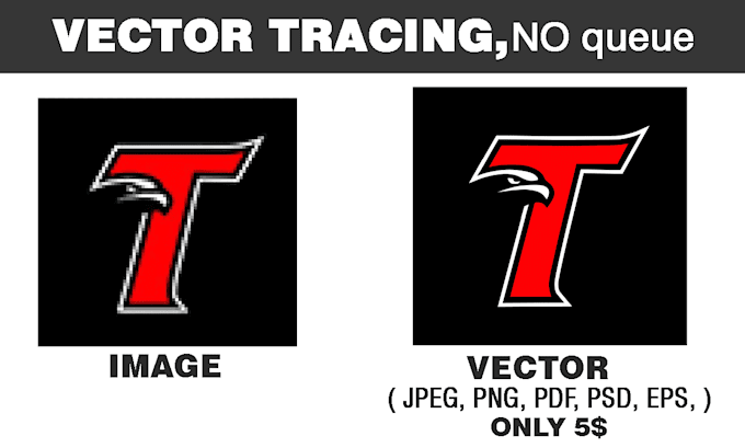 Convert the logo into a high resolution vector file by Hamwork | Fiverr