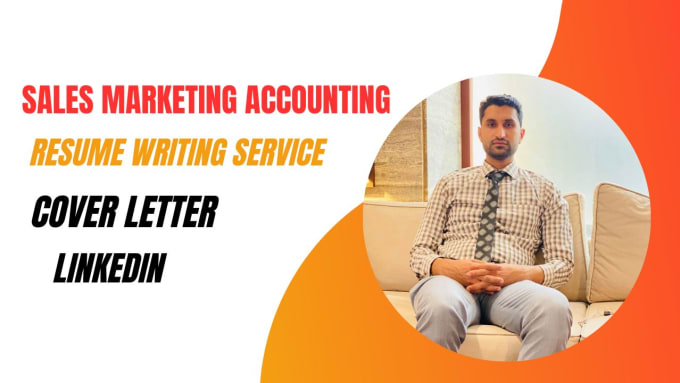 Write sales, marketing, accounting resume, cover letter, or linkedin ...