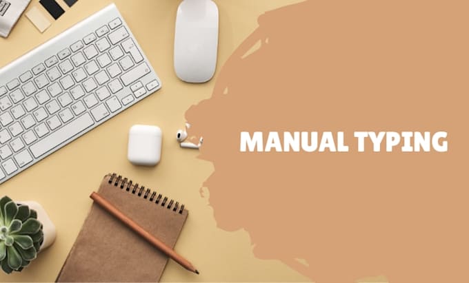 Manual type, retype your scanned pages, pdf to word, pro typist, fast ...