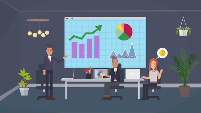 Create a professional 2d animation videos for your business sales by ...