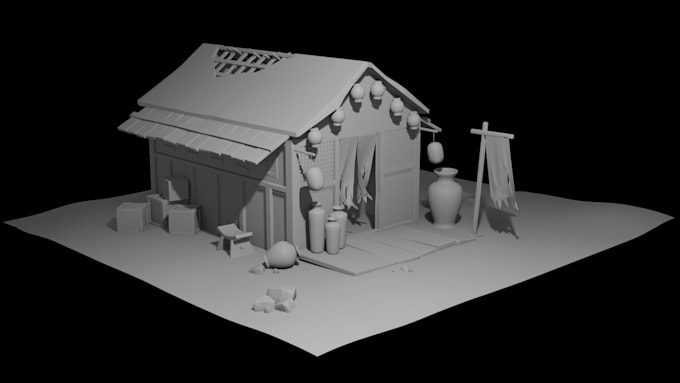 Do 3d props modeling by Omayla | Fiverr