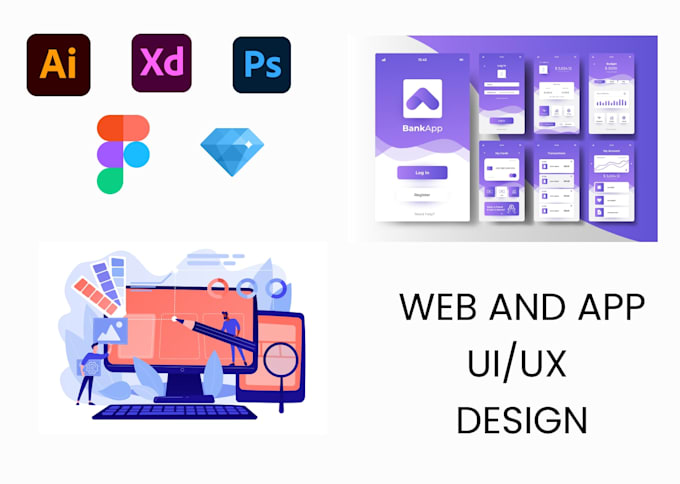 Design Amazing Ui Ux For Mobile And Web App User Interface By