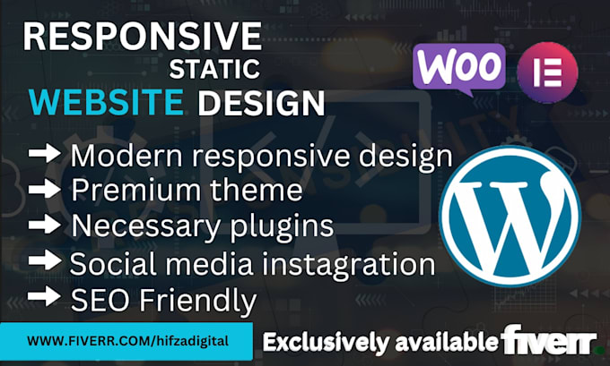 Design a world class static website with word press by Hifzadigital ... Design a world class static website with word press by Hifzadigital ...