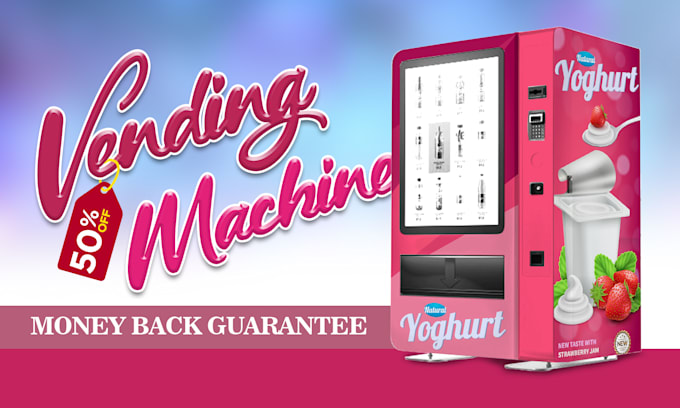 Make unique vending machine wrap, atm machine wrap design by Maker333 | Fiverr
