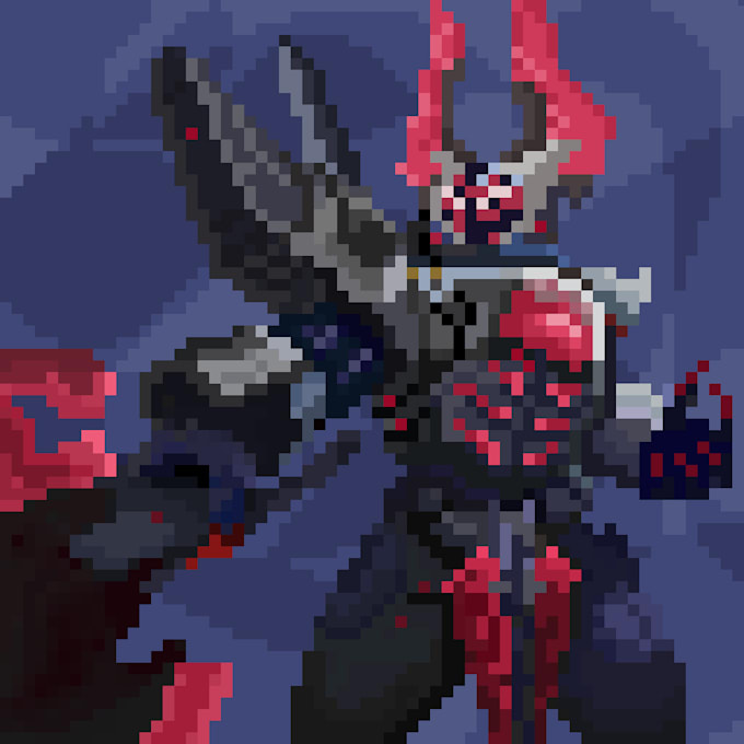 Make pixel art images and logo in a 100x100 pixel file by Artix_9 | Fiverr