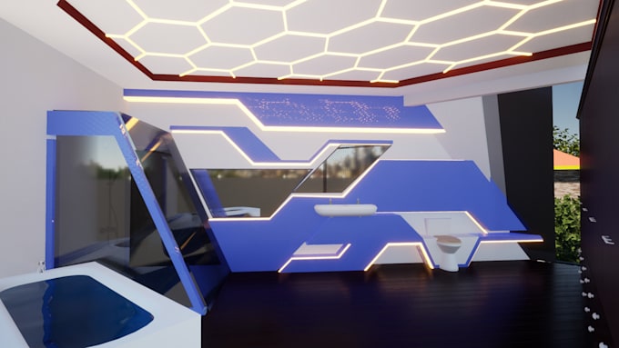 Create, functional, beautiful, and modern interior design by Redeagle69 ...