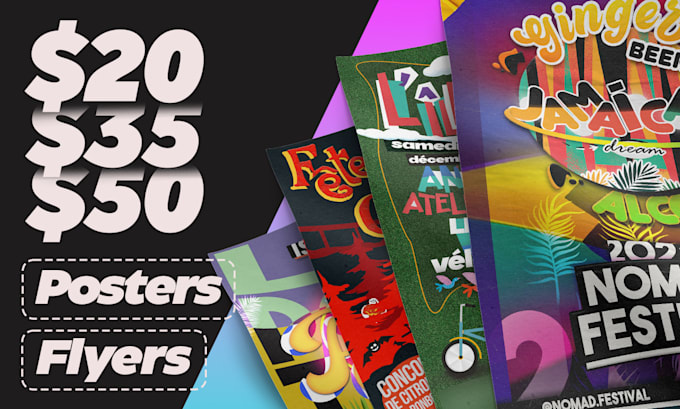 Design a unique poster, flyer or invitation for your event by Vanjo1g ...