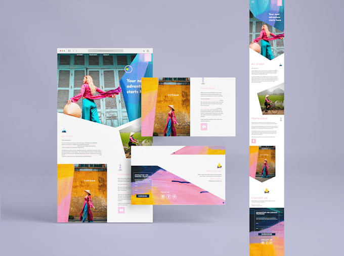 Build a tailor made one page responsive website by Theralic | Fiverr