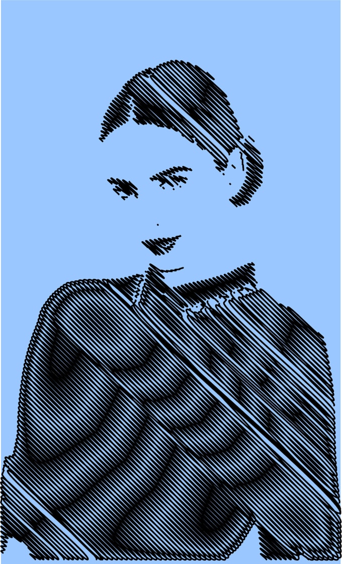 Draw digital line art drawings in a very special way by Lamaabuelainian ...