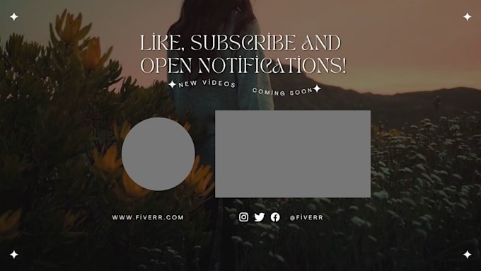 Create an epic youtube end screen card outro animation video by Daayzzz ...